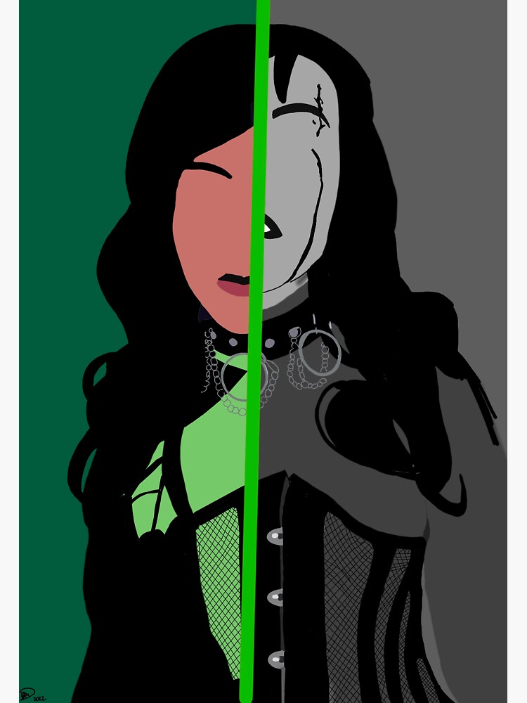 "Shego" Sticker by Anna-moonie | Redbubble