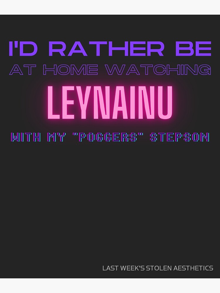 Póster «Leynainu poggers hijastro twitch creador de contenido de ...
