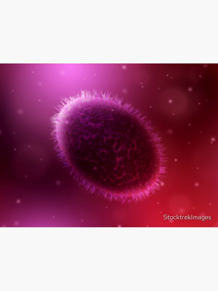 "Microscopic view of smallpox." Sticker for Sale by StocktrekImages ...