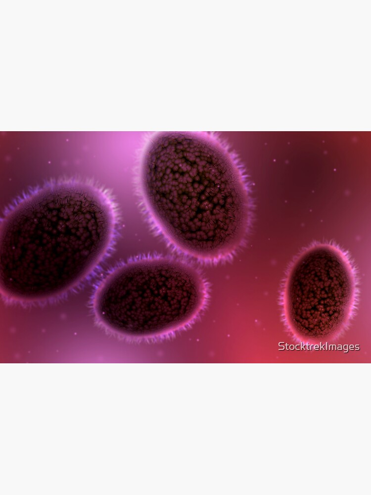 "Microscopic view of smallpox." Sticker for Sale by StocktrekImages ...