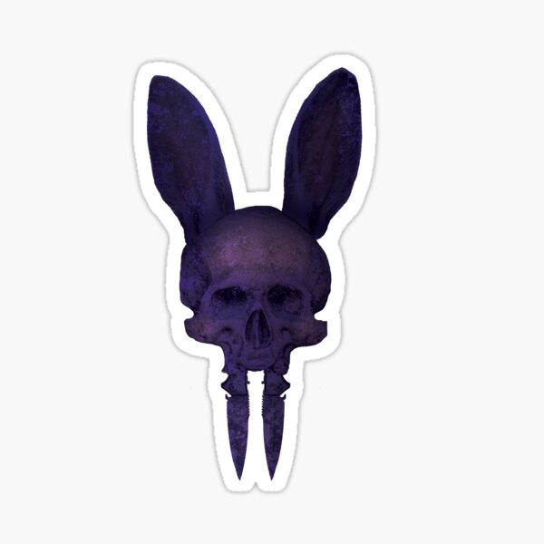 "Portrait Of A Killer" Sticker by MotkaLightning | Redbubble