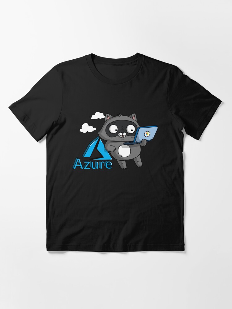 "Azure Bit Raccoon with Microsoft Surface " T-shirt for Sale by ...