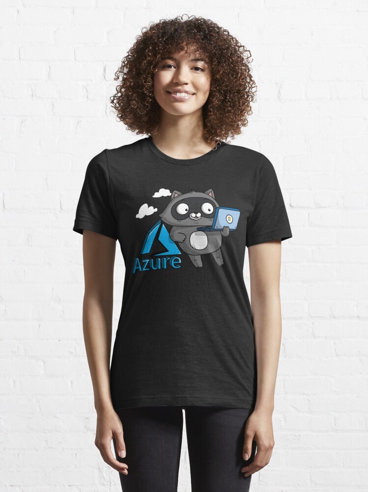 "Azure Bit Raccoon with Microsoft Surface " T-shirt for Sale by ...
