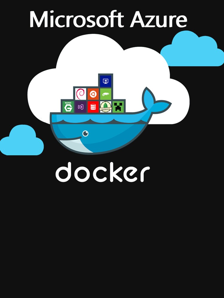 "Docker on Azure " T-shirt for Sale by bestskins17 | Redbubble ...