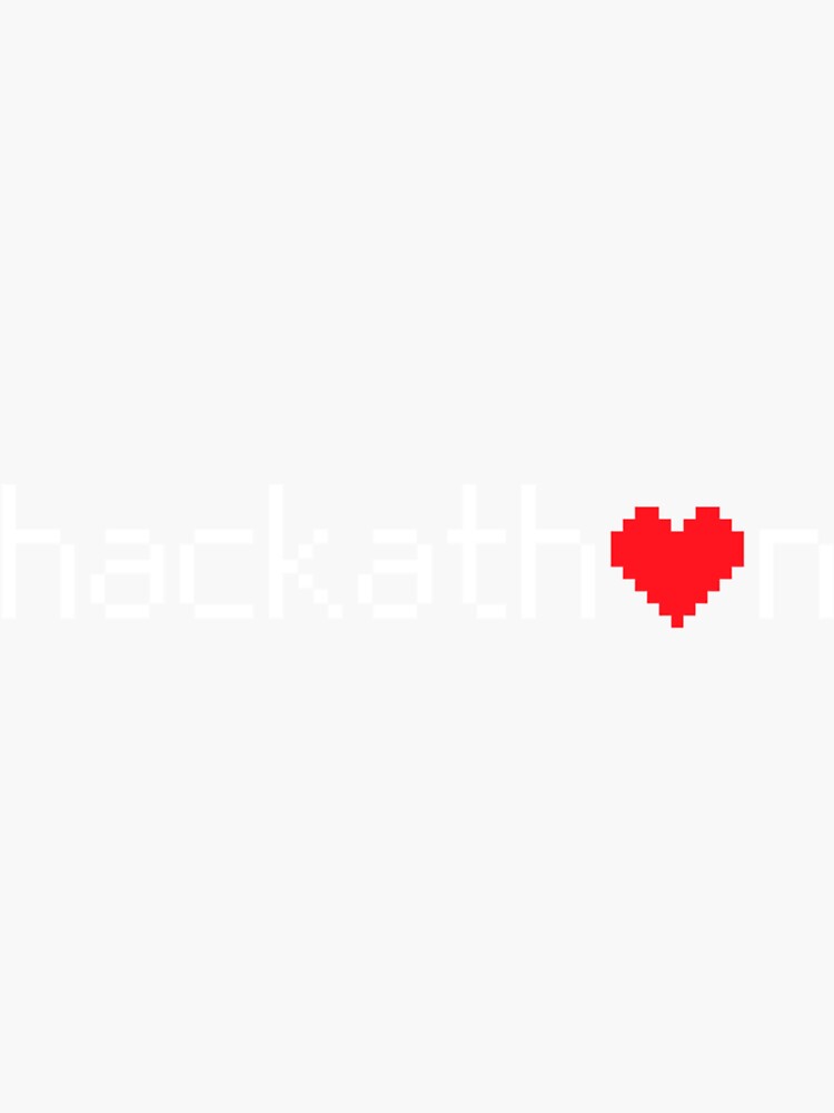 "Hackathon " Sticker for Sale by bestskins17 | Redbubble