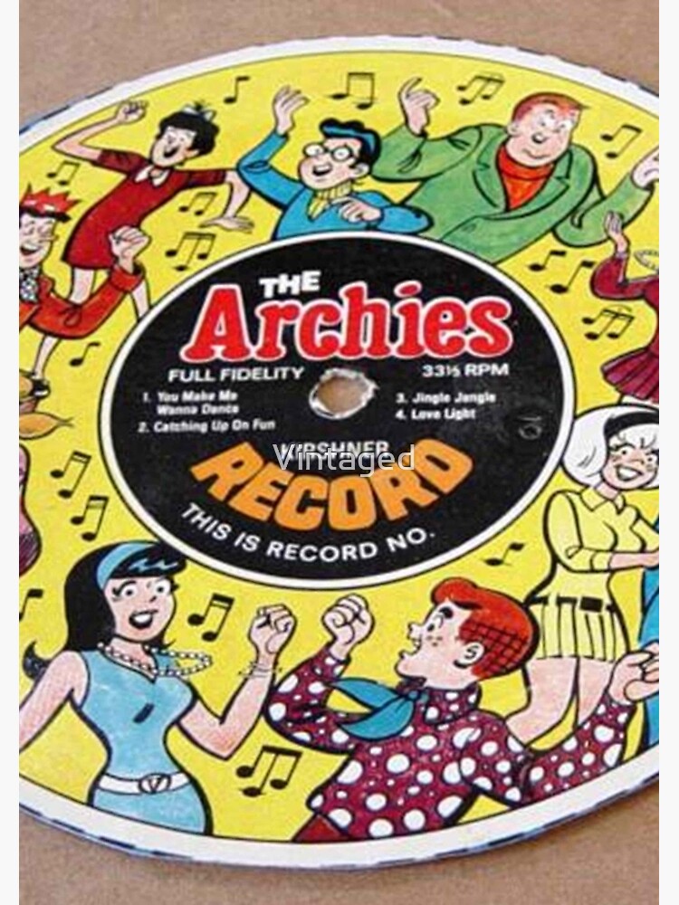 "The Archies Cereal Box Record Picture Disc" Spiral Notebook by ...