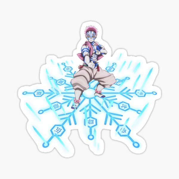 "Akaza Kimetsu No Yaiba Quotes design cool" Sticker by Emilyshop9 ...