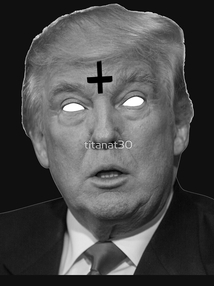 "Donald Trump 666 Merch" T-shirt for Sale by titanat30 | Redbubble ...