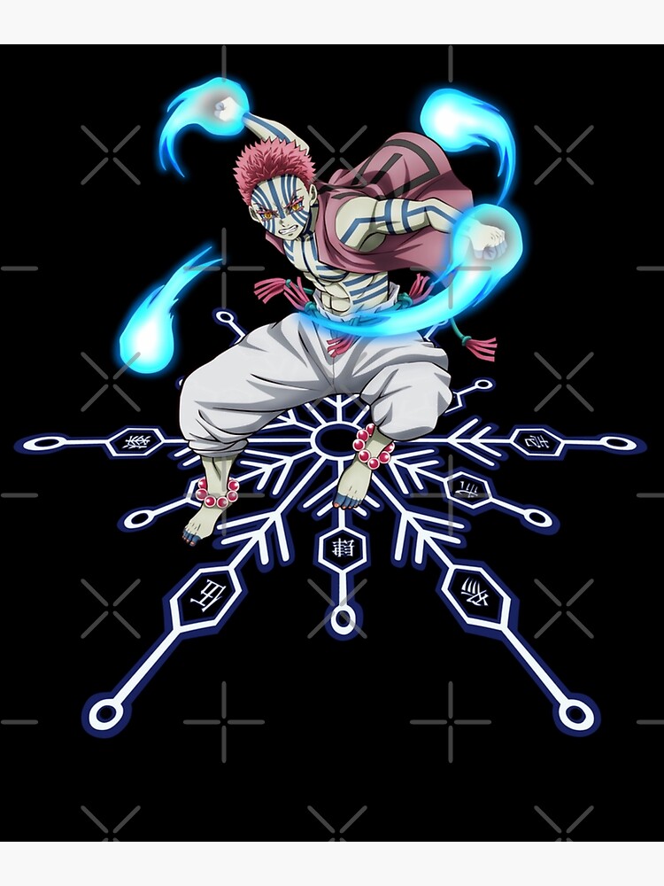 "Akaza Kimetsu No Yaiba Quotes design cool" Poster by Emilyshop9 ...