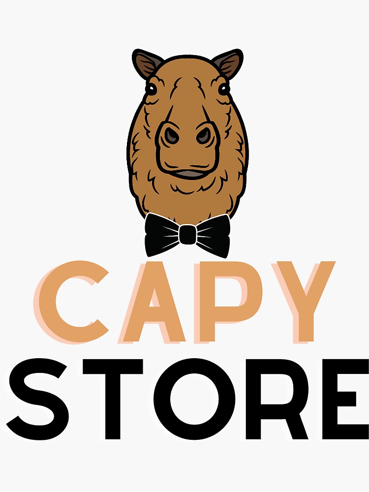 "CAPY STORE" Sticker by CAPYSTORE | Redbubble