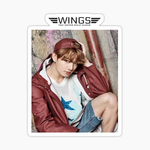 "JUNGKOOK YNWA 03" Sticker by nurfzr | Redbubble
