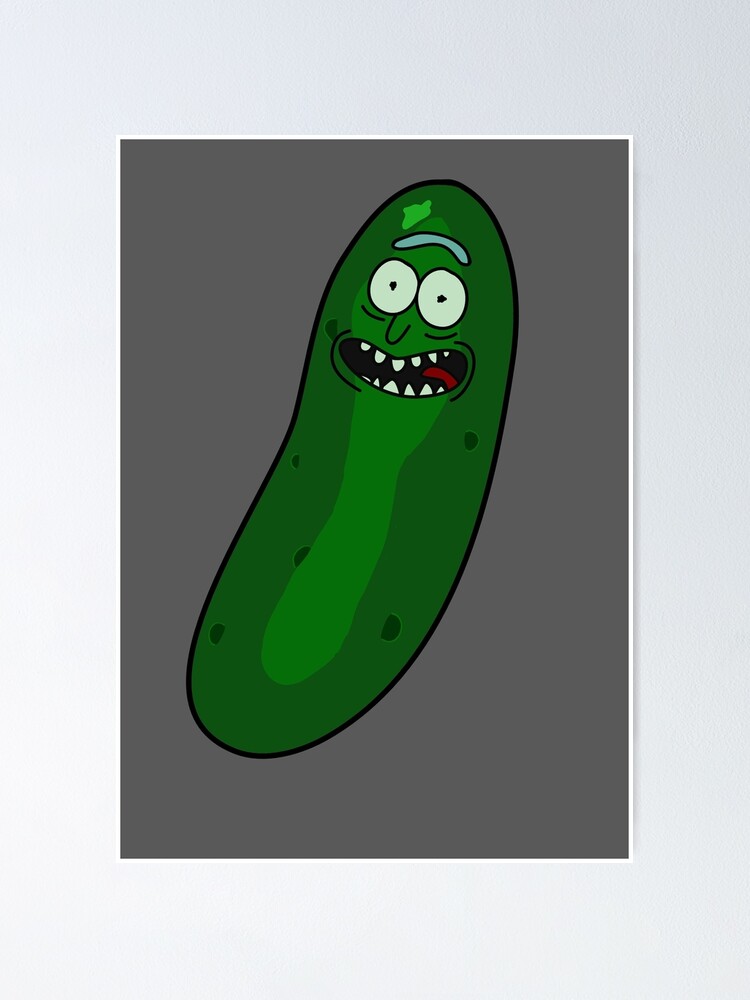 "pickle rick!" Poster for Sale by Alt3rnateDesign | Redbubble