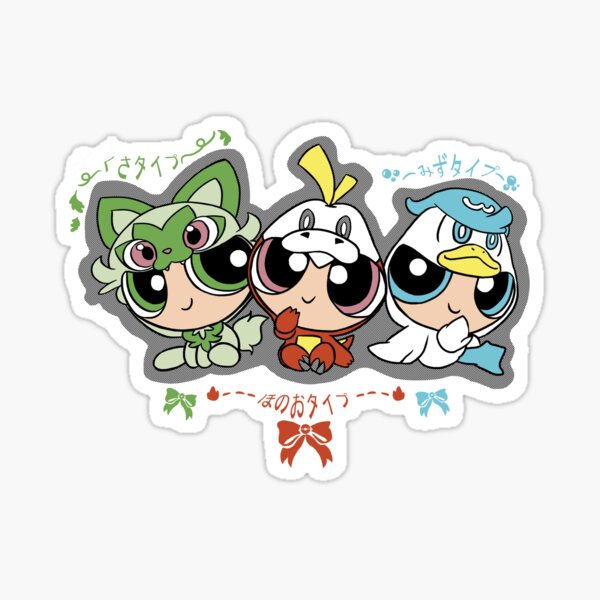 "pokepuff girls" Sticker by horotsuki | Redbubble
