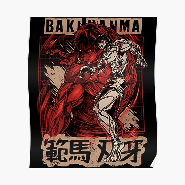 "Baki Hanma" Poster for Sale by BrennanX2 | Redbubble