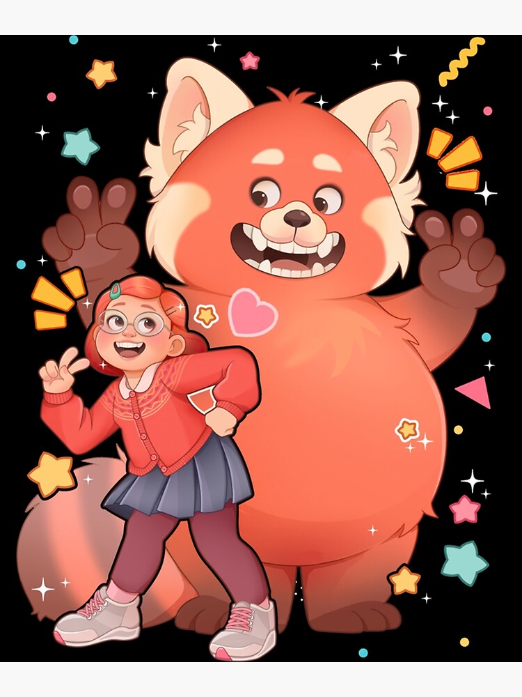 "Turning Red Mei Lee And Red Panda " Art Print for Sale by ...