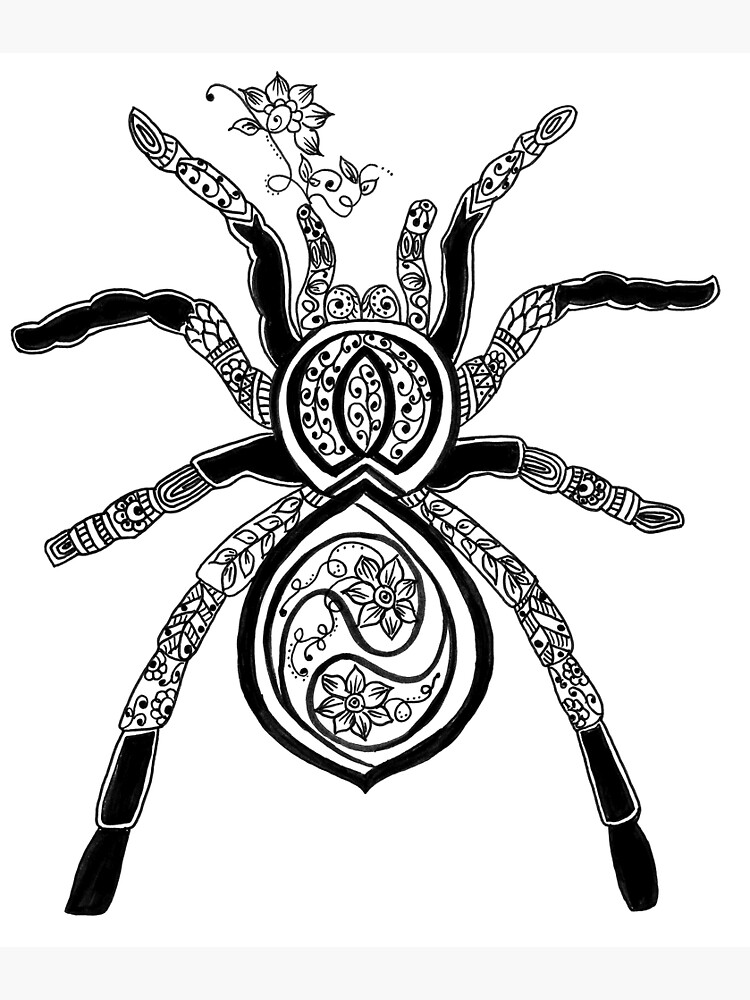 "Spider - Totem animal - Spirit Guide" Poster for Sale by HOLINSPIRE ...