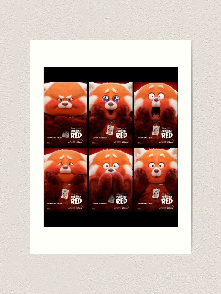 "Turning Red Turning Red Avatar " Art Print for Sale by PittiesCorner ...