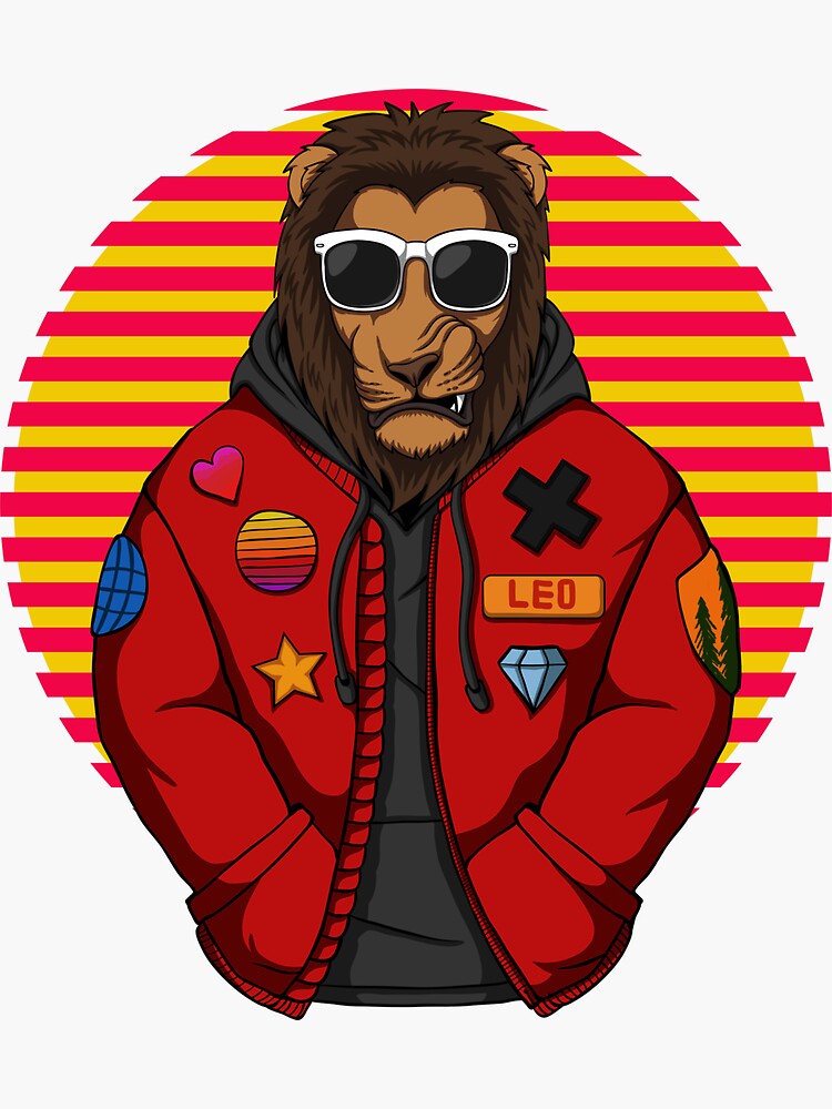 "leo" Sticker by Dzonika | Redbubble