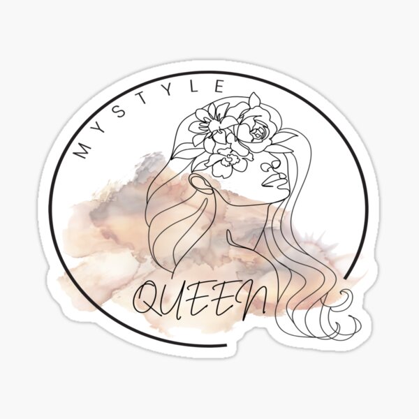 "Queen My Style" Sticker by DevKn | Redbubble