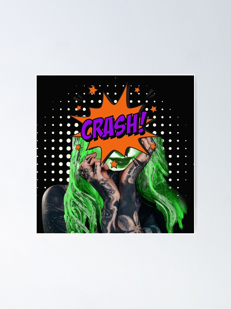 "Brain Crash - POP ART" Poster for Sale by Comicsorama | Redbubble