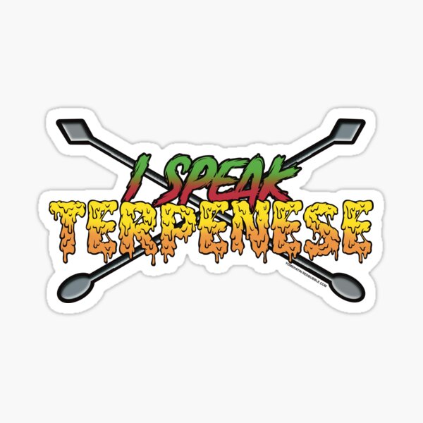 "I speak Terpenese Young Terps green and red Gradient Terpene Dab Art ...