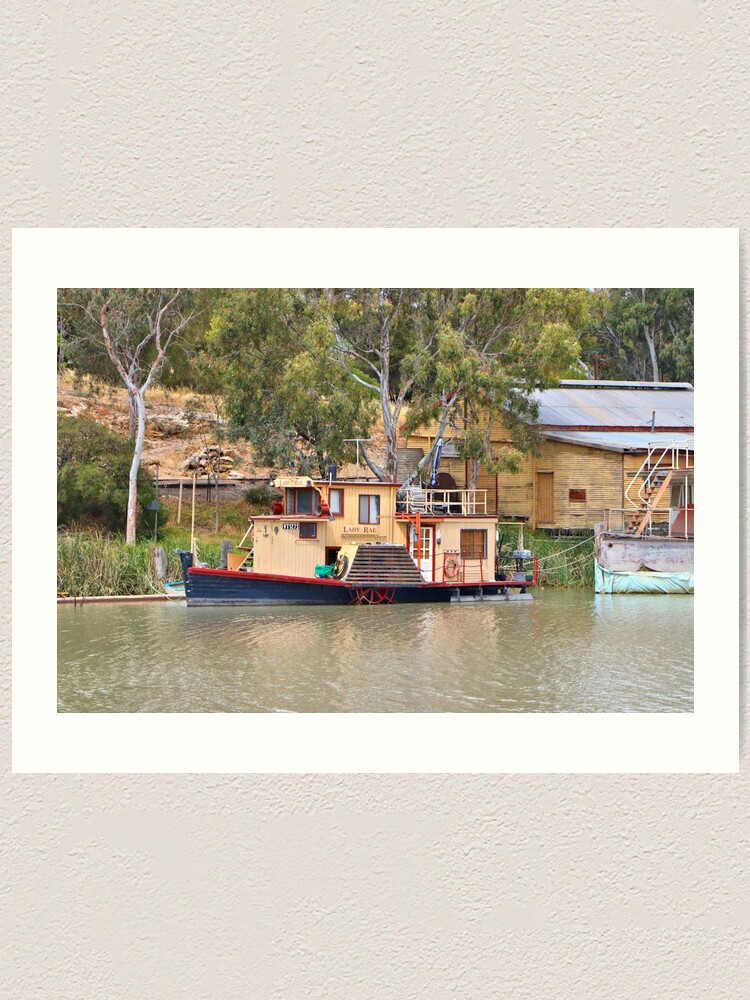 "Lady Rae paddlesteamer, Murray River " Art Print for Sale by FranWest ...