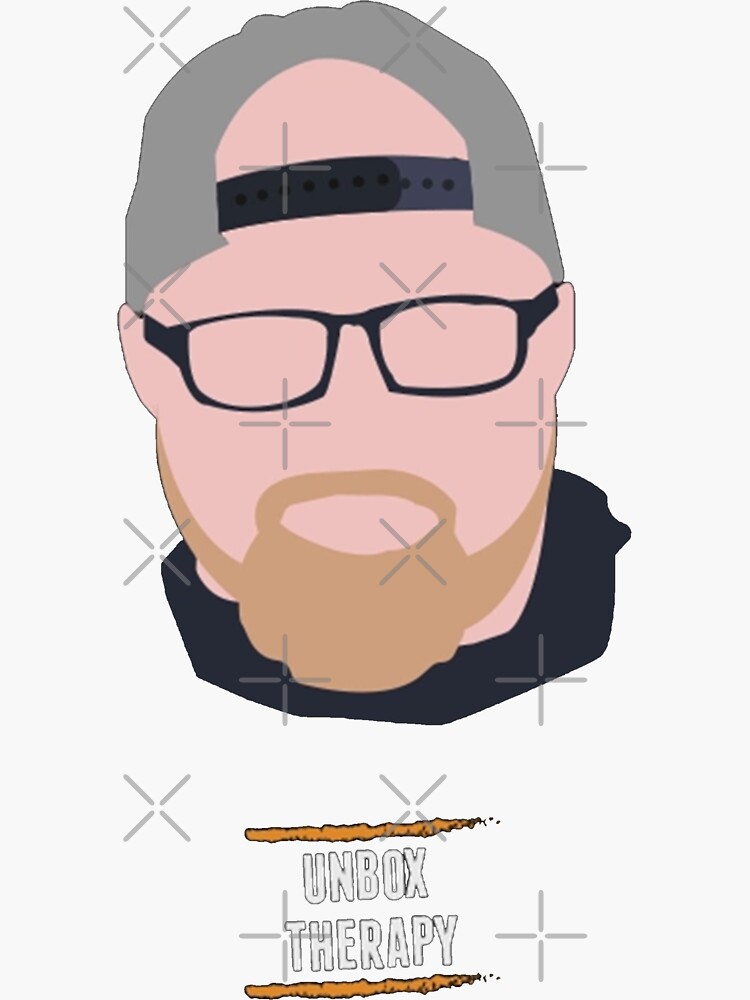 " unbox therapy" Sticker by FGRF | Redbubble