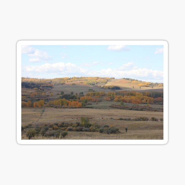 "Alberta Ranch Land" Sticker by Pipestone | Redbubble