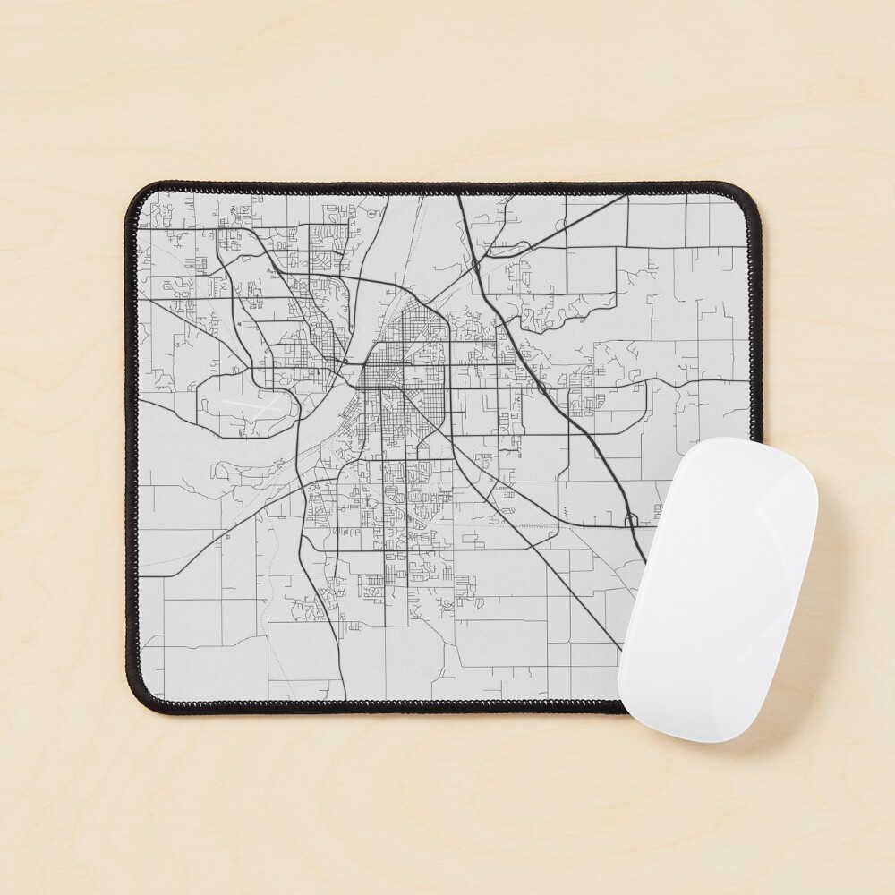 "West Lafayette - Indiana - US Gray City Map" Poster for Sale by ...