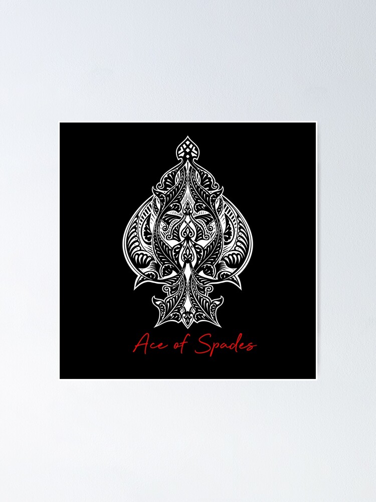 "Ace of Spades" Poster for Sale by AVTRVOATS | Redbubble