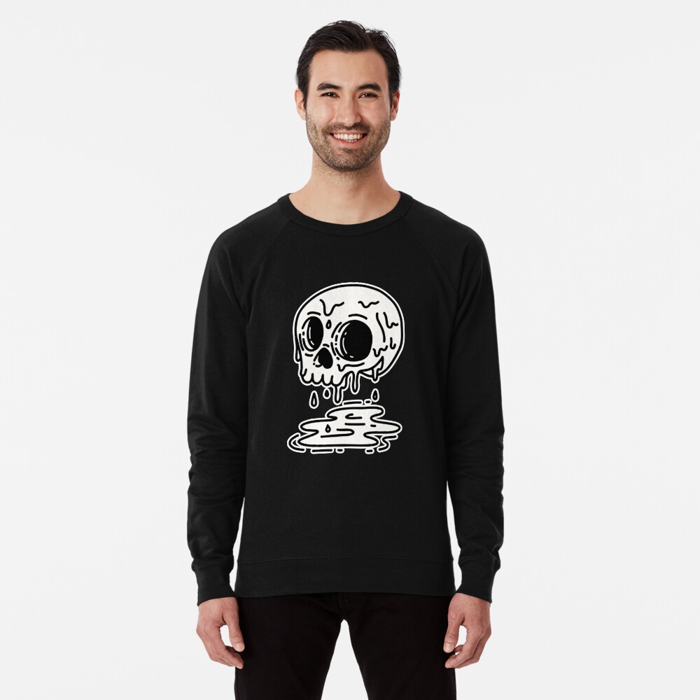 "MELTING SKULL" Sticker for Sale by Beshine | Redbubble