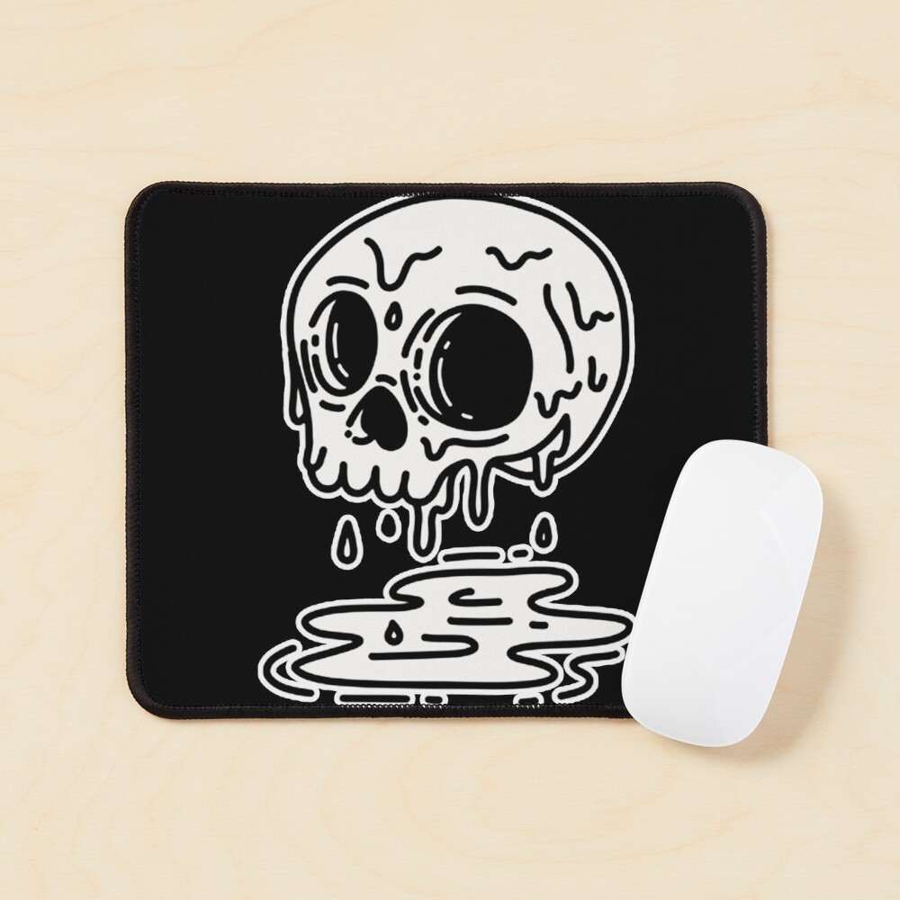 "MELTING SKULL" Sticker for Sale by Beshine | Redbubble