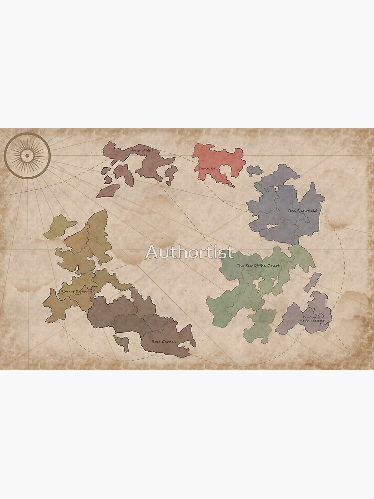 "Map of the Seven Kingdoms" Poster for Sale by Authortist | Redbubble