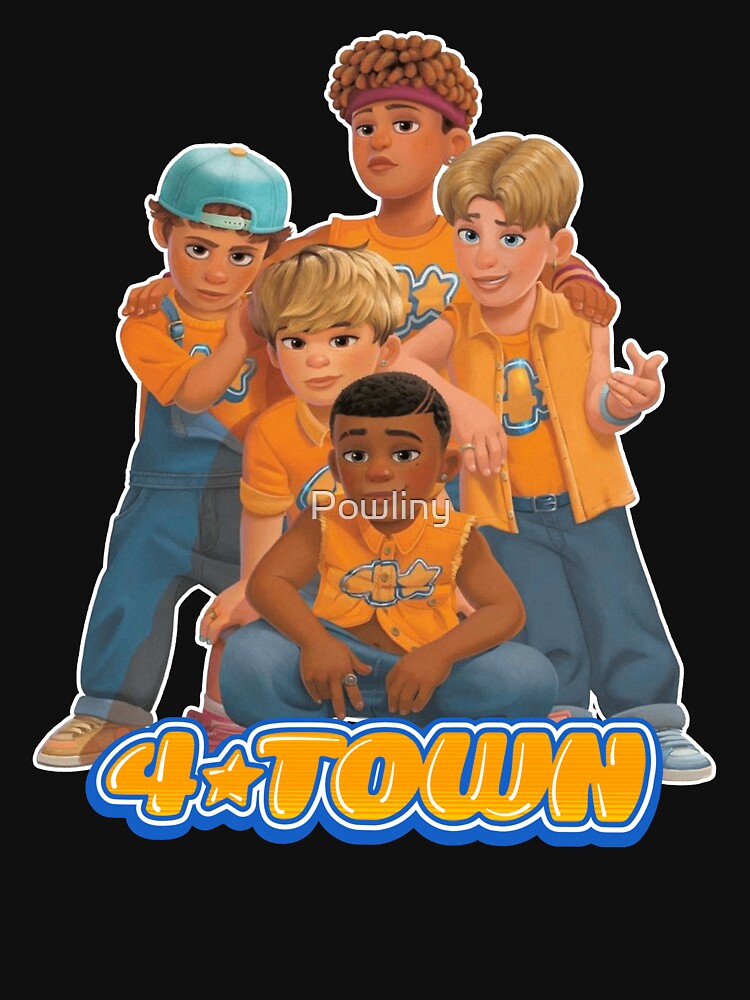 "4 Town , 4 Town turning red " T-shirt for Sale by Powliny | Redbubble ...