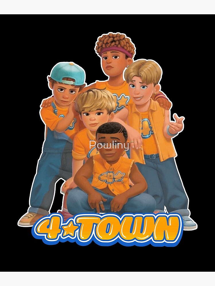 "4 Town , 4 Town turning red " Art Print by Powliny | Redbubble