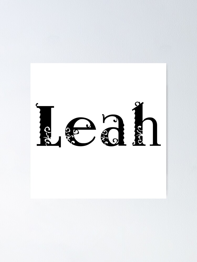 "Leah" Poster by carriepotter | Redbubble