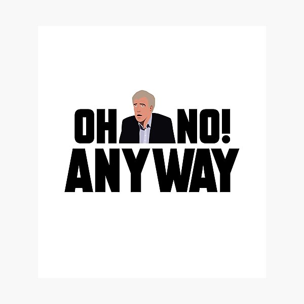 "Funny Oh No! Anyway - Jeremy Clarkson Meme" Photographic Print for ...