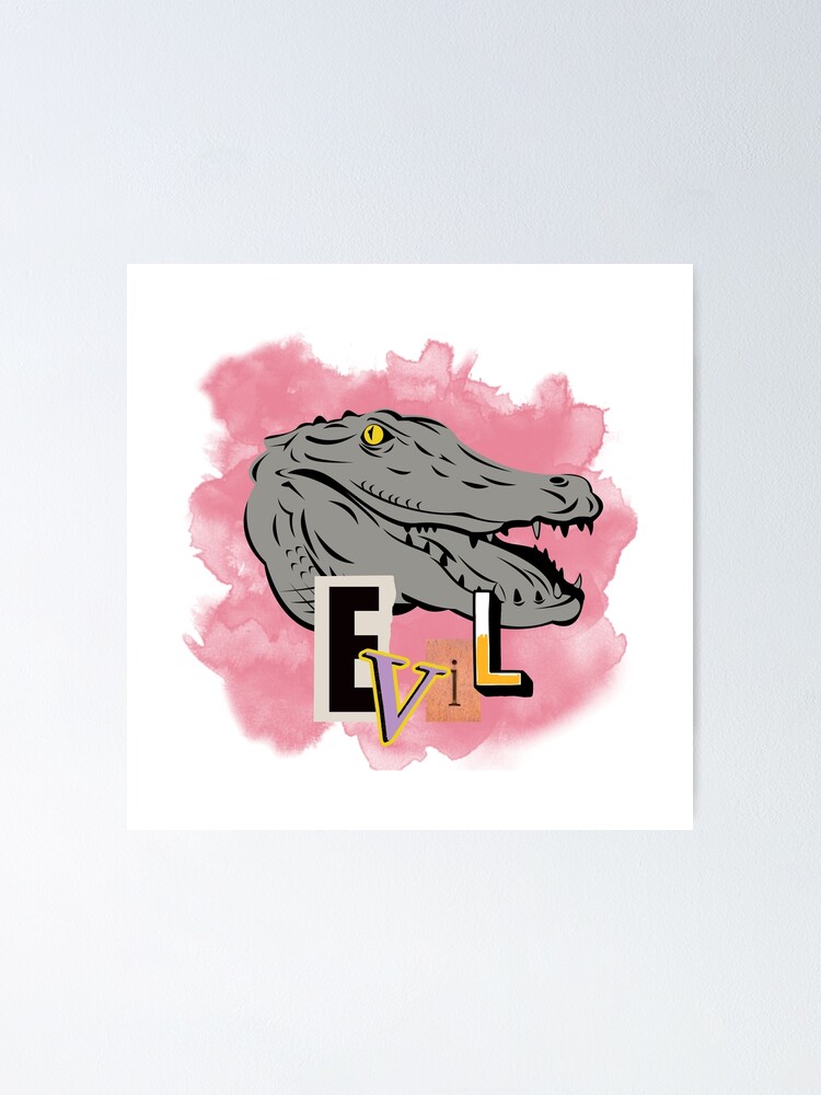 "Evil Death Roll" Poster for Sale by AVTRVOATS | Redbubble