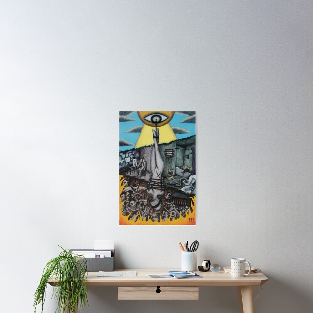 "Suspended Animation - Dark Surrealist Expressionism Painting by Frank ...