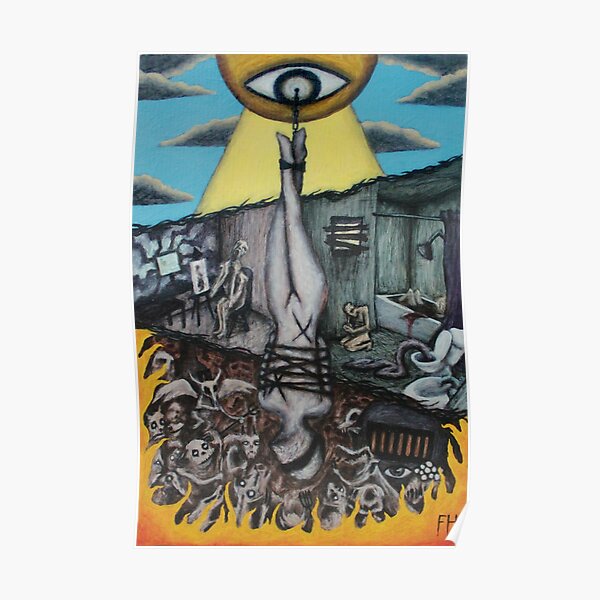 "Suspended Animation - Dark Surrealist Expressionism Painting by Frank ...