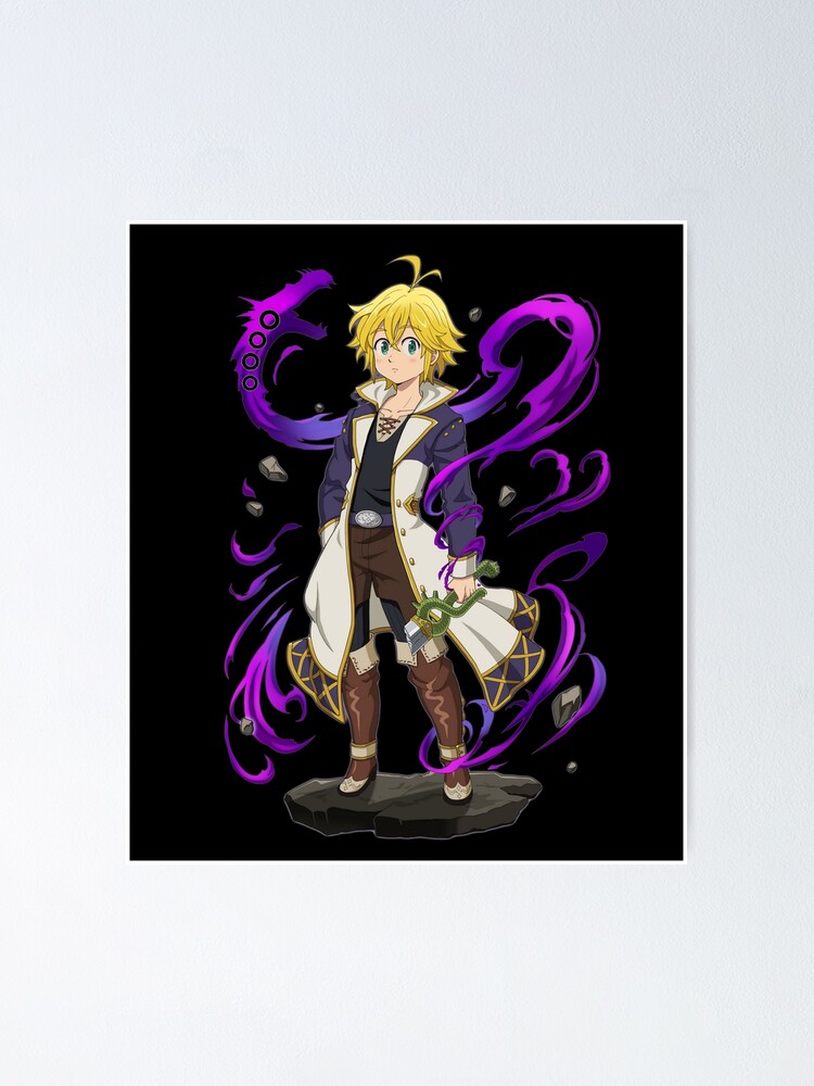 "Seven Deadly Sins Meliodas" Poster for Sale by Battalx | Redbubble