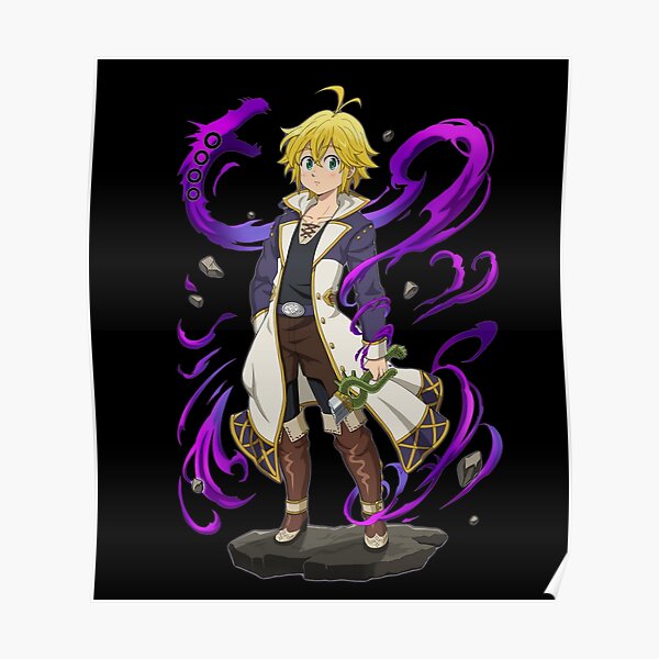 "Seven Deadly Sins Meliodas" Poster for Sale by Battalx | Redbubble