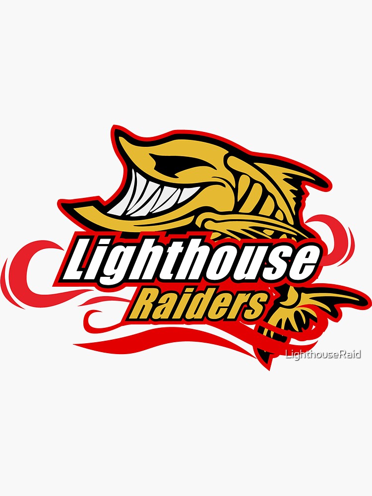 "Lighthouse Raiders Logo" Sticker for Sale by LighthouseRaid | Redbubble