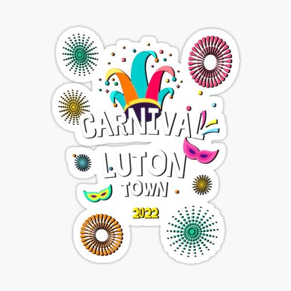 "Luton Carnival festival - multicultural fun party " Sticker by MAD ...