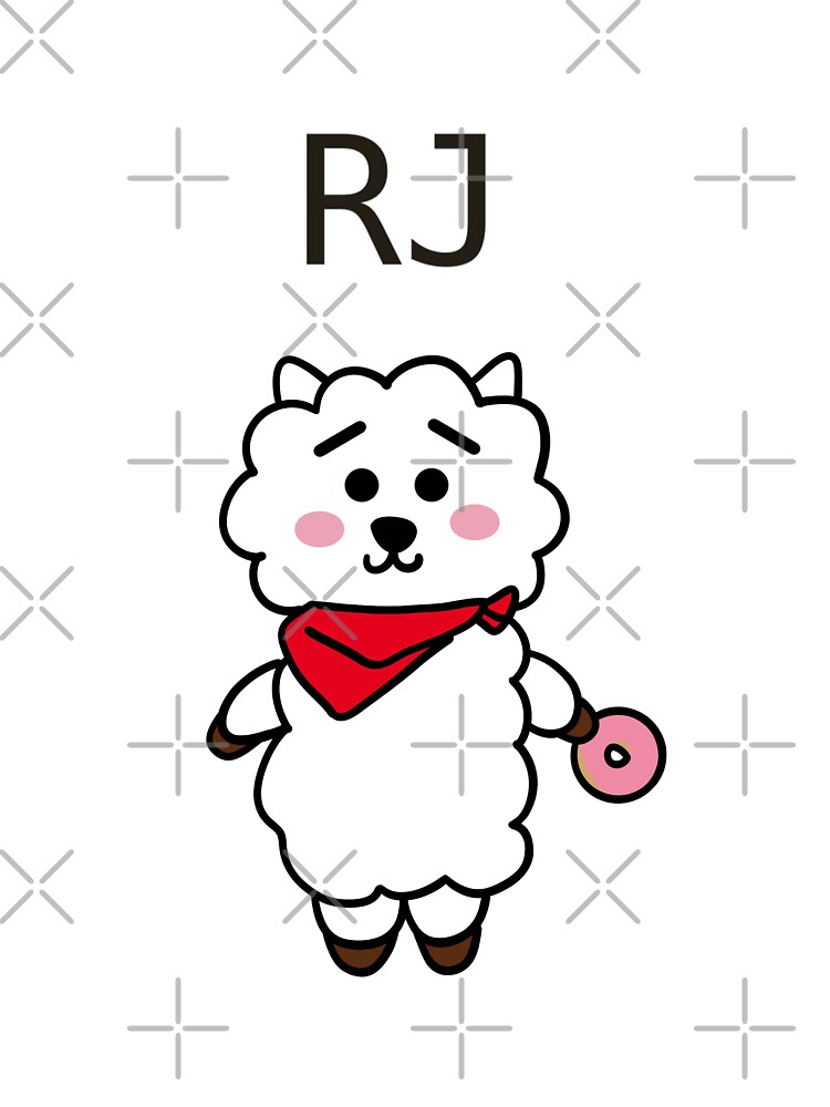"BTS RJ" Sticker by Dragink | Redbubble