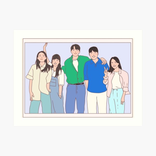 " 25 21 - kdrama twenty five twenty one" Art Print by MomosDrawing ...