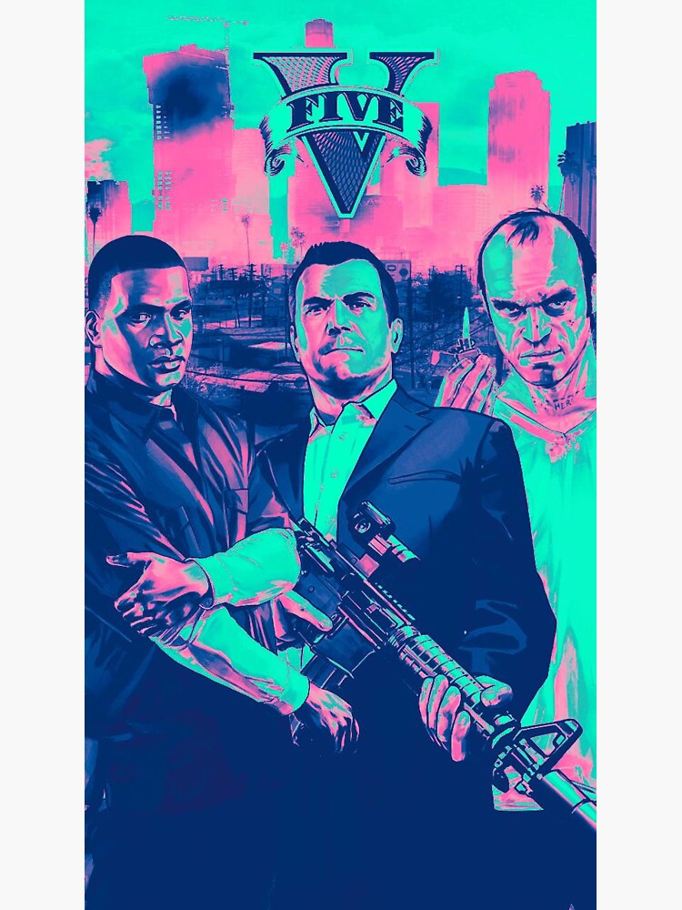 "GTA " Sticker by WolfOwn | Redbubble