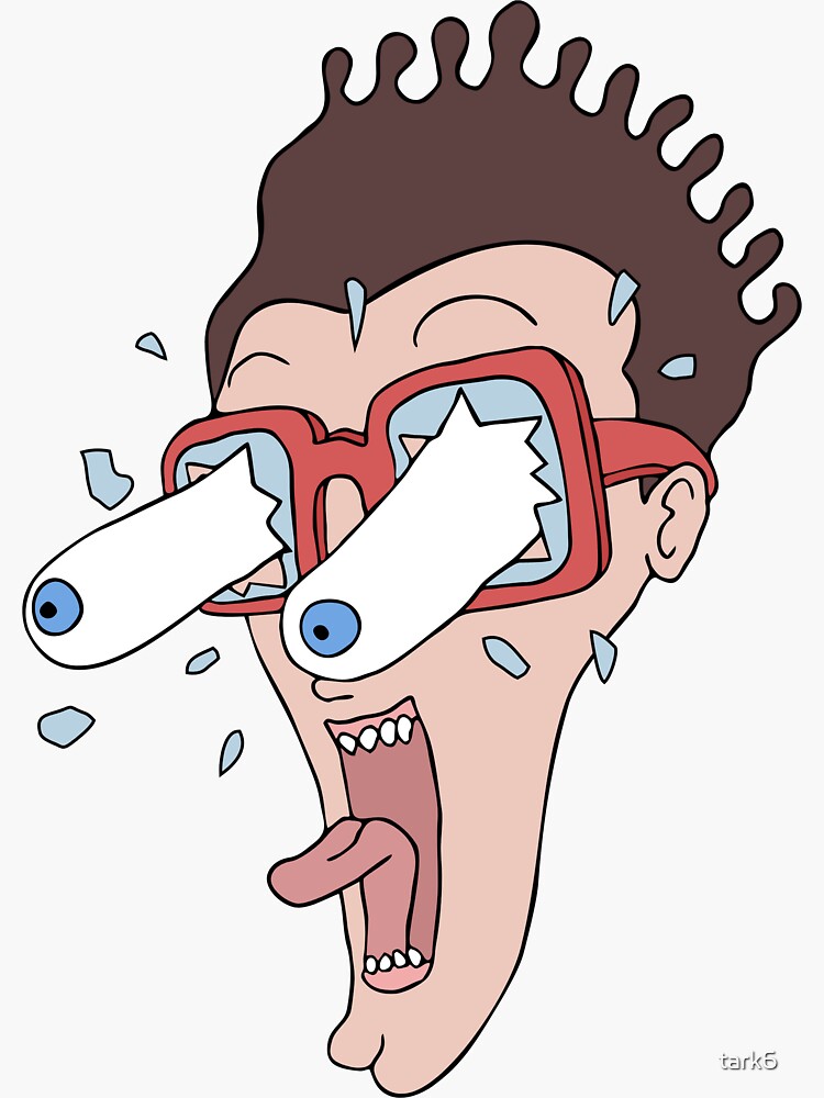 "Trippy Drunk Rick Rick And Morty" Sticker by tark6 | Redbubble