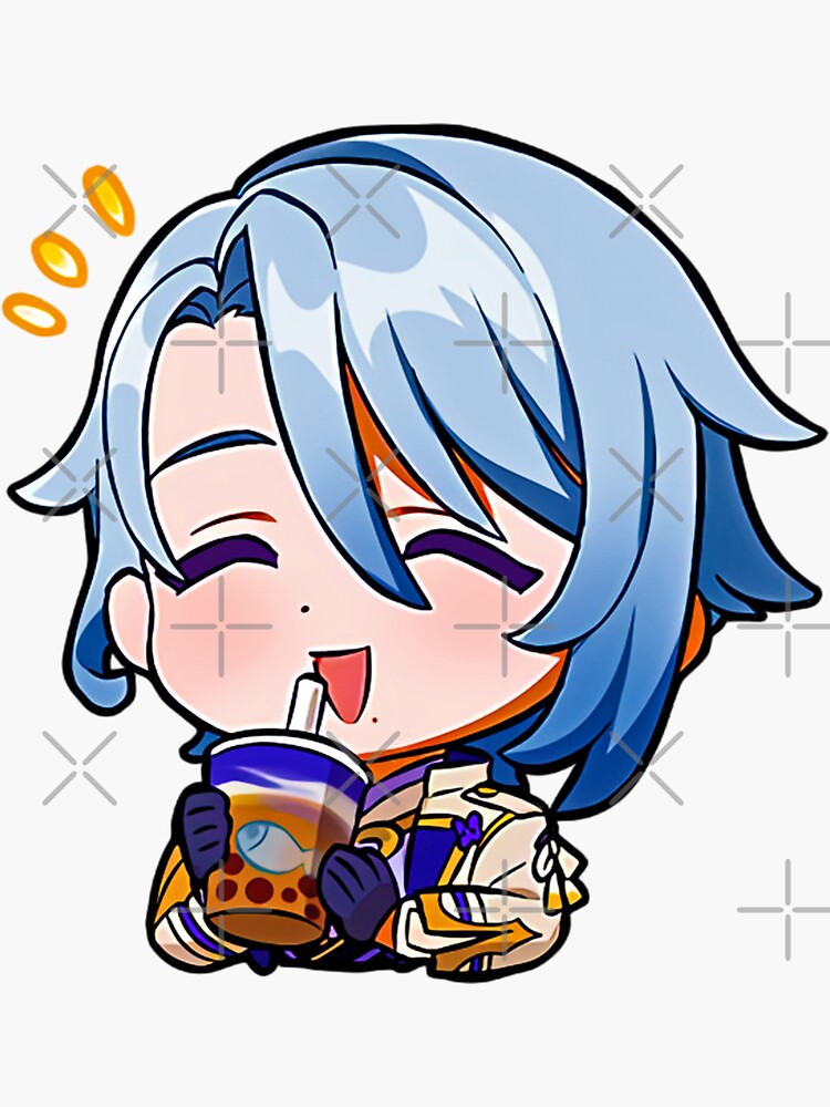 Pegatina «Lindo Chibi Kamisato Ayato - Impacto de Genshin» de Omagatoki ...