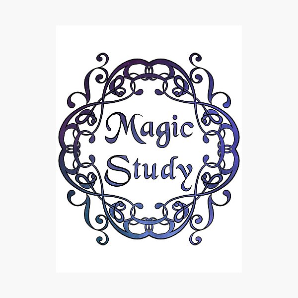 "Magic Study Logo" Photographic Print for Sale by Magic-Study | Redbubble